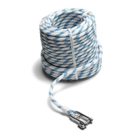 ROBLINE 3S Globe 1000 m/sjakkel 35 m, 10 mm hvit/blå - Marineshop AS