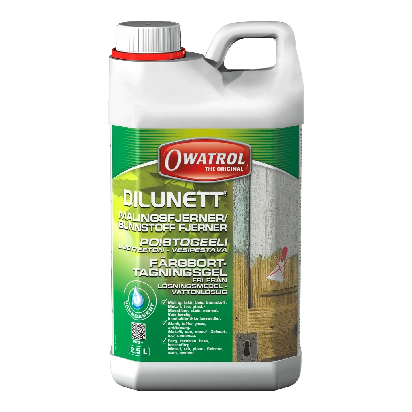 OWATROL Malingsfjerner Dilunett - 2,5 L Maling, Lakk og Bunnstoffjerner ...