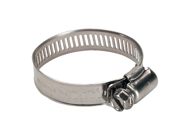Slangeklemme 304, Ø65-89mm Rustfritt Stål 304 - Marineshop AS