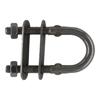 U-bolt B:74 x H49 mm 12mm bolt - Marineshop AS