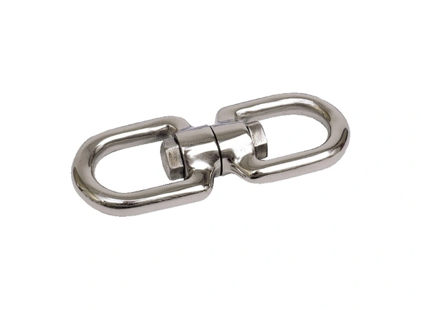 Svivel m/lukket øye i begge ender, 19mm syrefast 316 - Marineshop AS